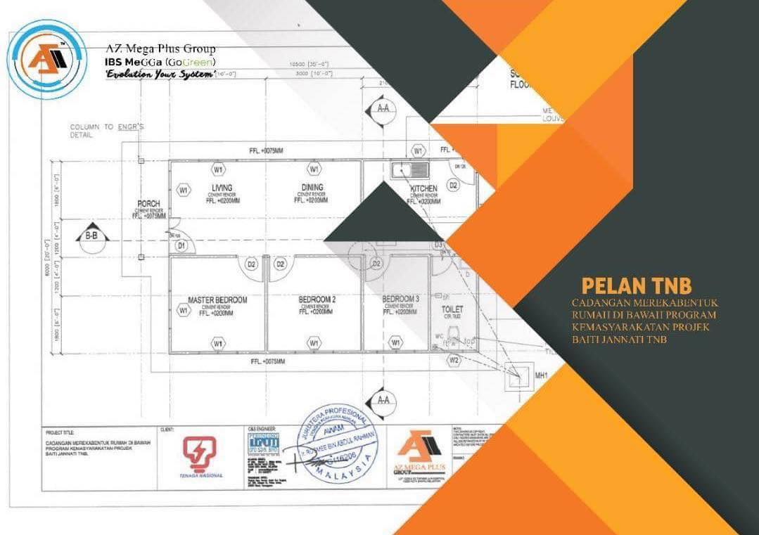 PROJEK TNB PLAN COPYRIGHT BY AZ MEGA PLUS GROUP - AZ MEGA PLUS GROUP