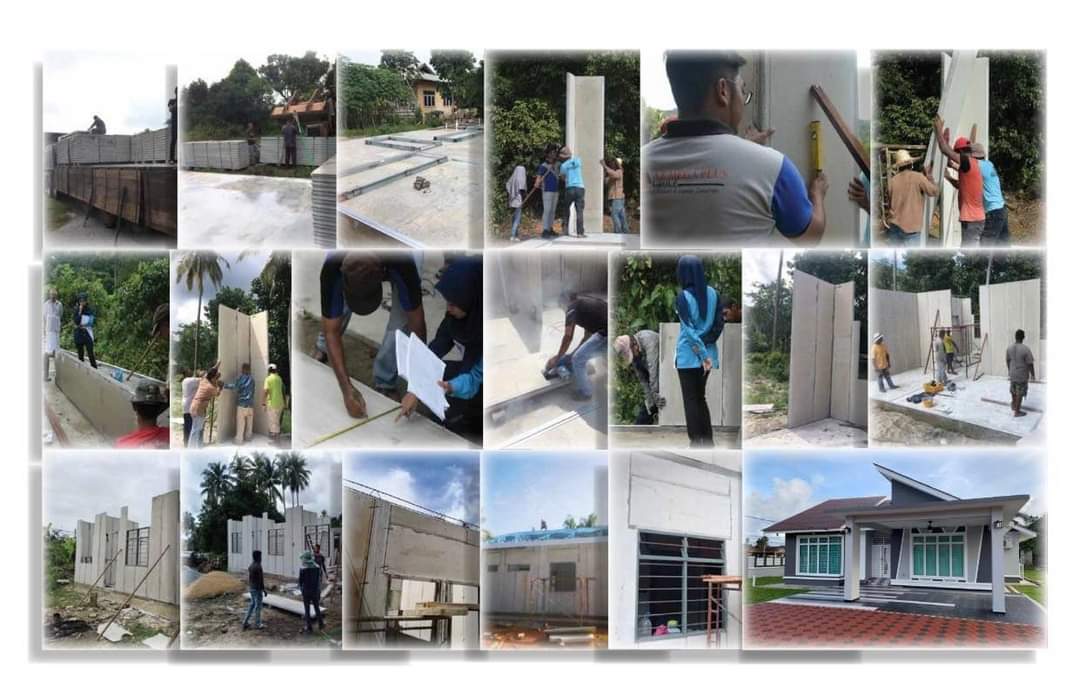 BINA RUMAH SENDIRI MENGGUNAKAN IBS MeGGA PANEL WALL