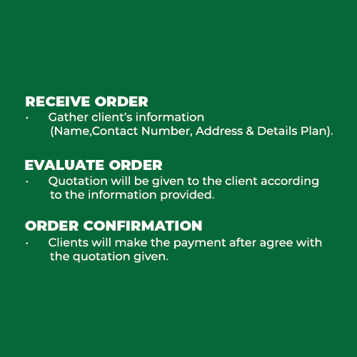 Order Process Step - AZ MEGA PLUS GROUP