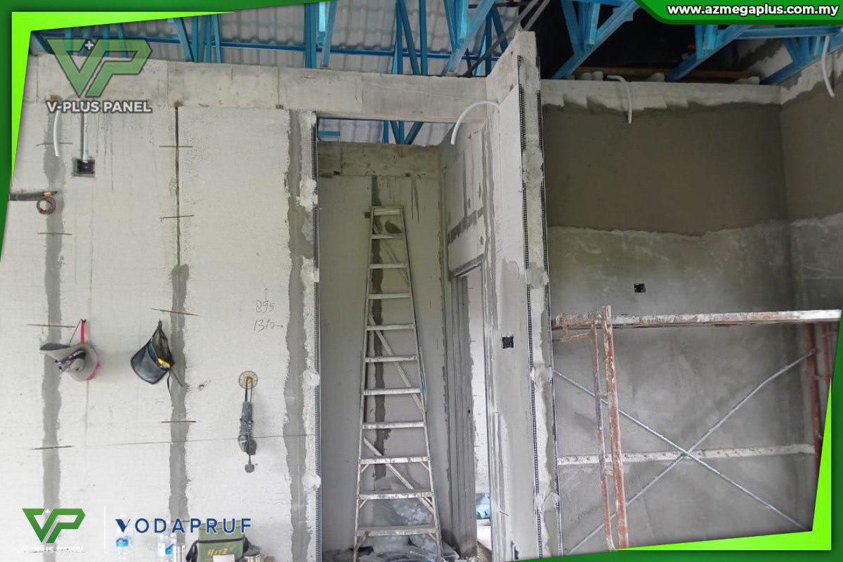 PROGRESS PEMBINAAN RUMAH MENGGUNAKAN IBS V-PLUS PANEL: SG BESAR ...