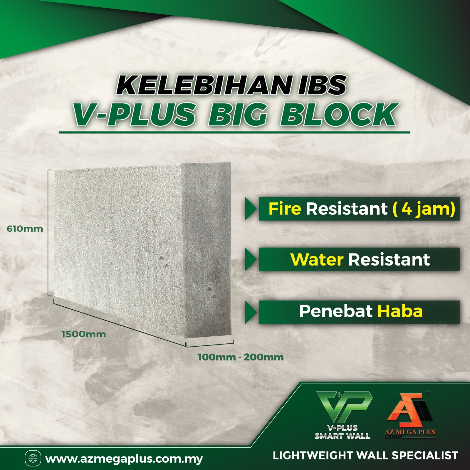 KAEDAH PEMBINAAN RUMAH TERKINI MENGGUNAKAN IBS V-PLUS BIG BLOCK - AZ ...